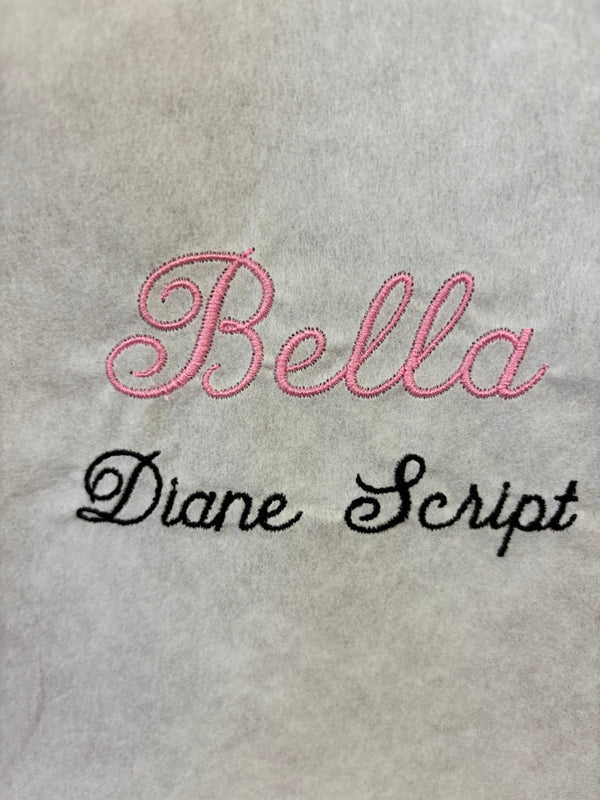 Monogram - Diane Script - The Bubble Bee